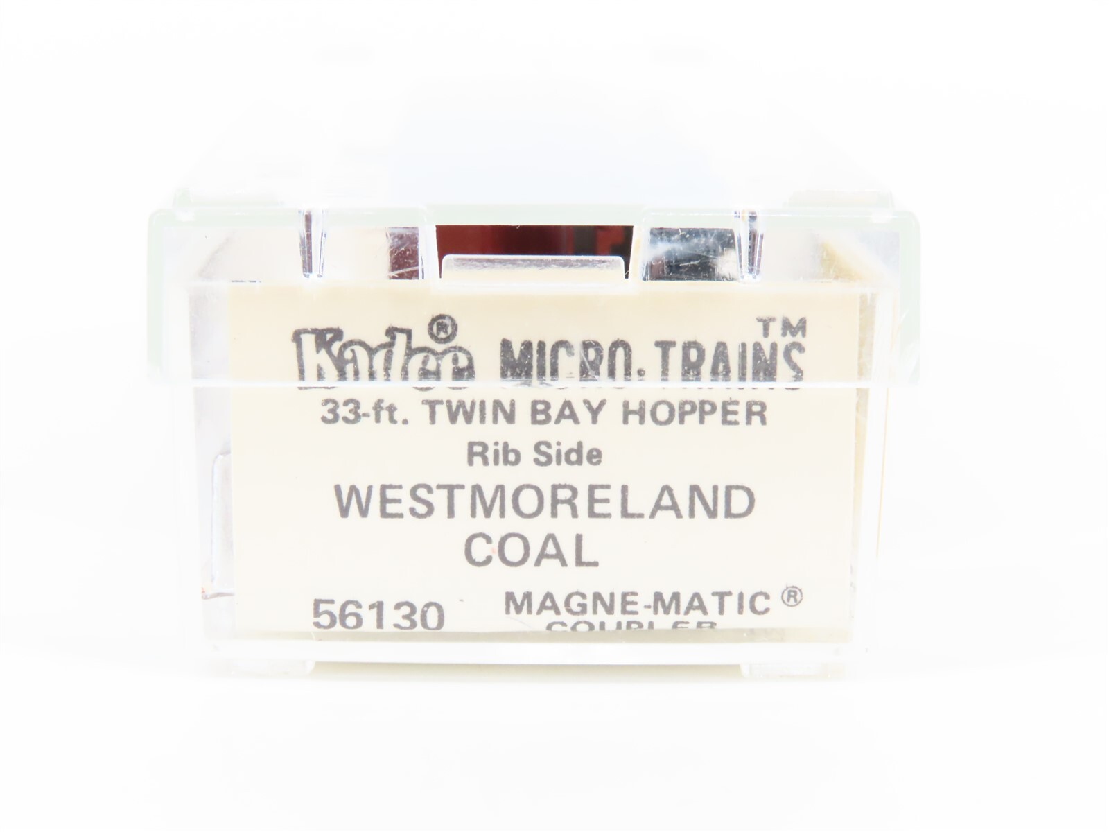 N Scale Kadee Micro-Trains MTL 56130 Westmoreland Coal 2-Bay Hopper ...