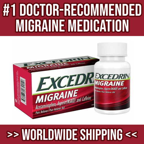 Excedrin Migraine Headache Relief Caplets, 100 Count | eBay