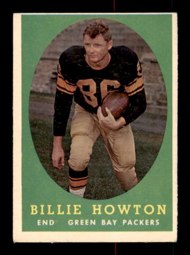 1958 Topps #6 Bill Howton GVG Packers UER 557085 | eBay