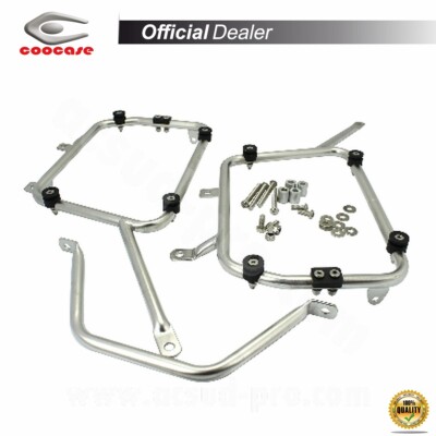Pair Frames Side Brackets Support Bags COOCASE X4/X2 Yamaha Tracer MT09 ...