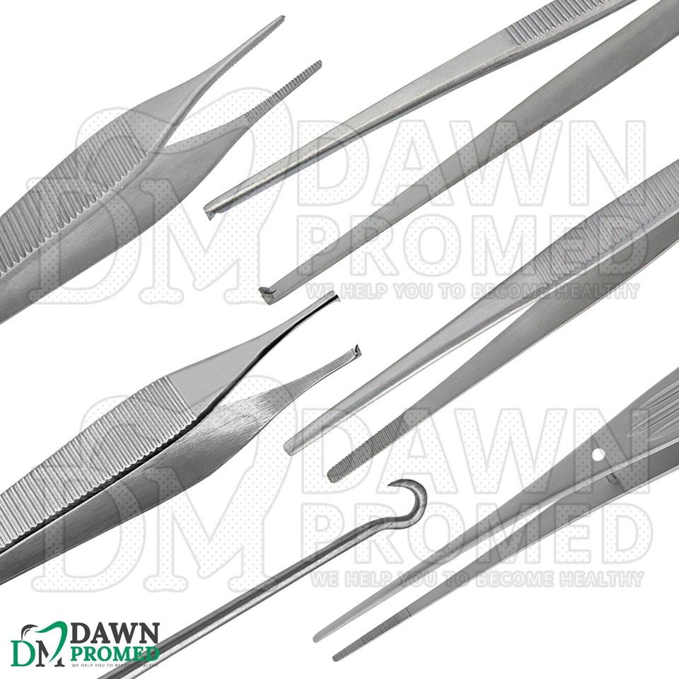 26 Pcs Dermal Excision Kit Dermatology Surgical Instruments Set German ...
