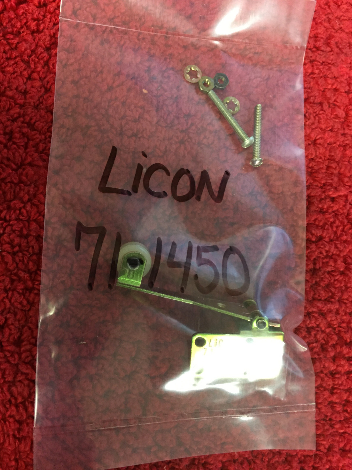 71-1450 LICON ITW SWITCH MEDIUM ROLLER LEVER FOR MICROSWITCH | eBay