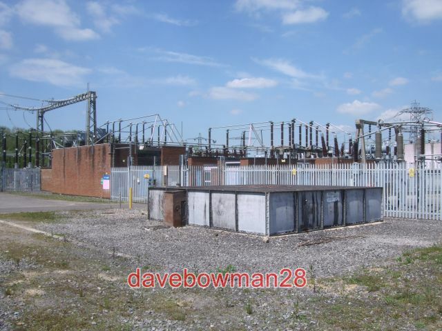 PHOTO MINETY ELECTRICITY SUBSTATION THE NATIONAL GRID MINETY 132KV ...