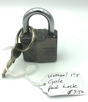 1".5 Hardened Steel 40mm Cycle Padlock w/Key | eBay