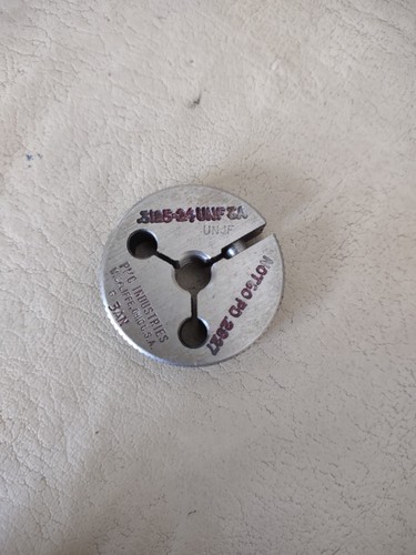 PMC INDUSTRIES 5/16-24 UNF-3A Thread Ring Gage Go NO Gauge Hi PD .2827 ...