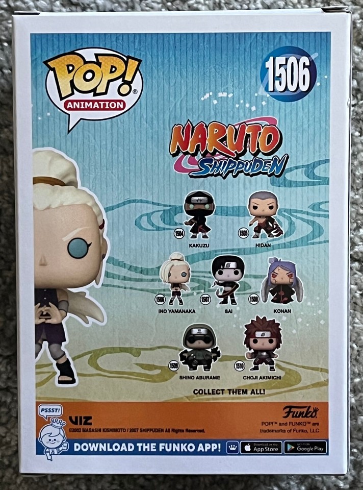 Funko Pop! Animation - Ino Yamanaka #1506 NARUTO SHIPPUDEN | eBay