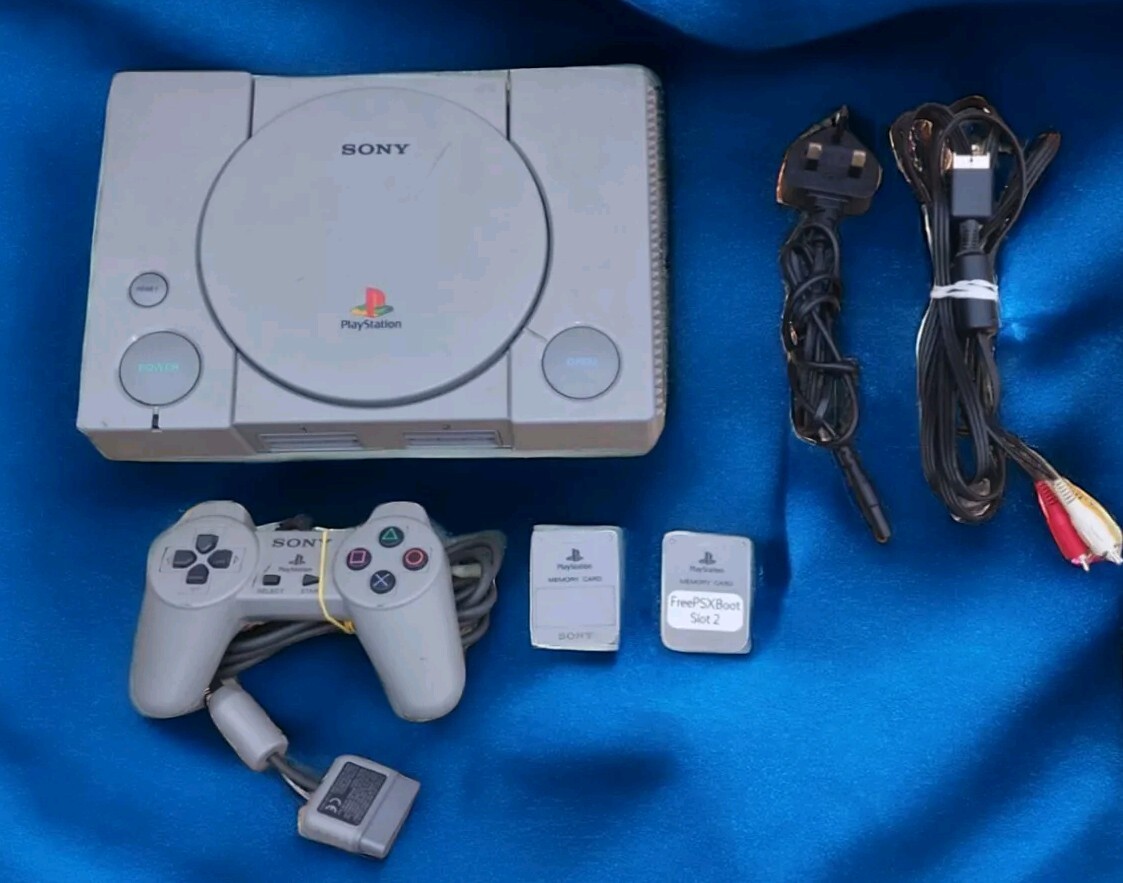 Sony Ps1 Console Tony Hax International Memory Card Region Free Play CD ...