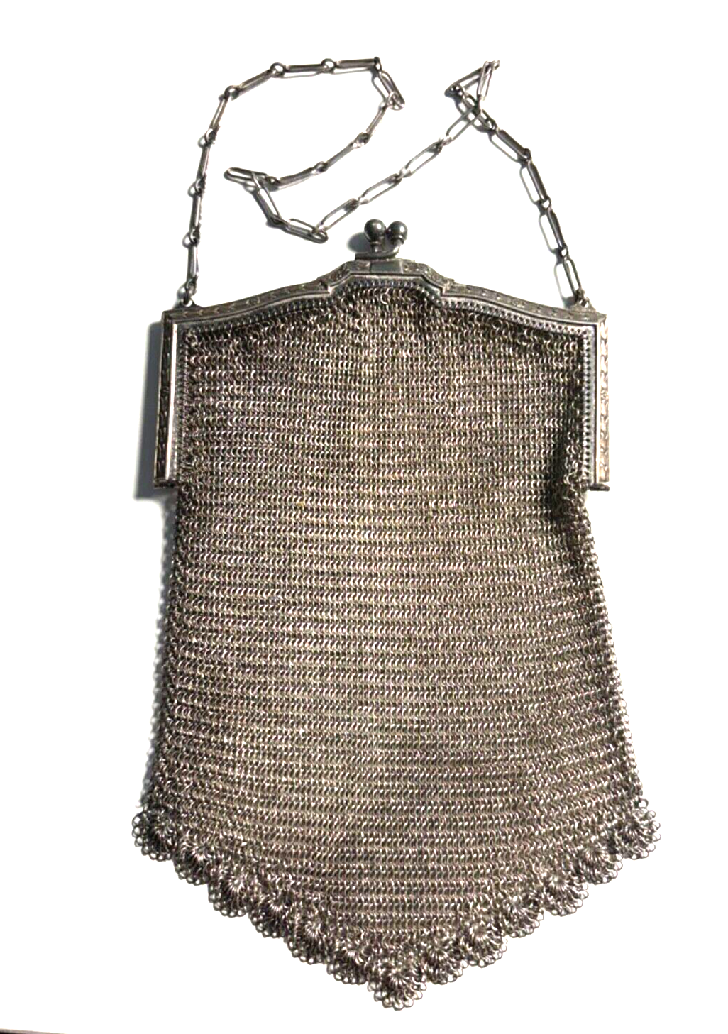 Whiting & Davis Chain Mail Art Deco Mesh 1920s Purse 4"x6" EXCELLENT ...