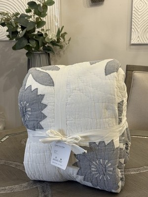 Pottery Barn King Lilo Handcrafted Cotton Quilt READ | eBay