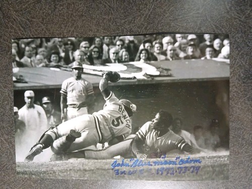 BLUE MOON ODOM Hand Signed Autograph 4X6 PHOTO -MLB PITCHER A'S 3X ...