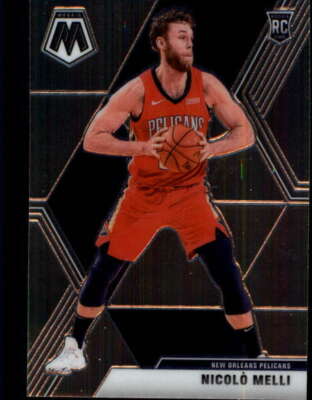 NICOLO MELLI RC 2019-20 Panini Mosaic #216 NM-MT+ Rookie Pelicans ID ...