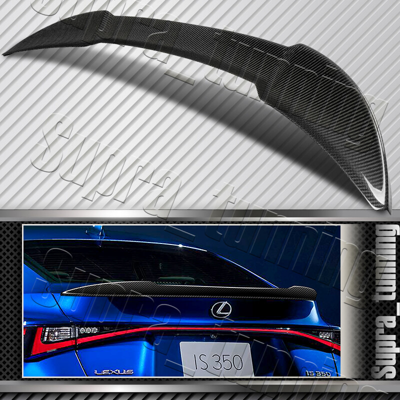 Carbon Fiber Trunk Spoiler Wing F-Style For 2021-2023 Lexus IS300 IS350 ...