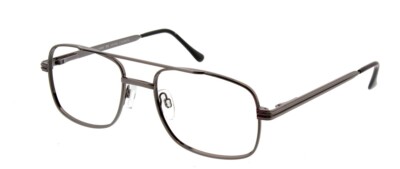 Clear Vision Nathan Classic Gunmetal Aviator Style Eyeglasses Frame 60 ...