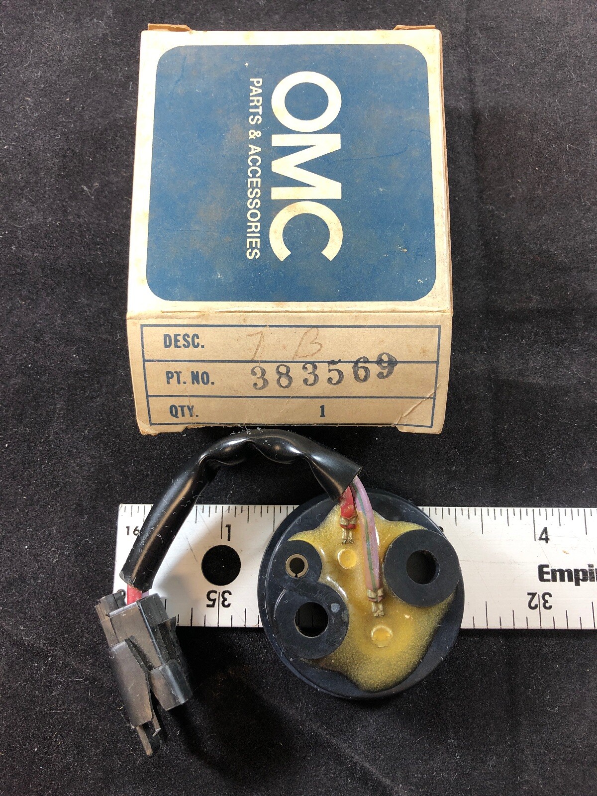 NEW OEM 383569 JOHNSON EVINRUDE OMC VACUUM SWITCH P/N 0383569 NOS | eBay