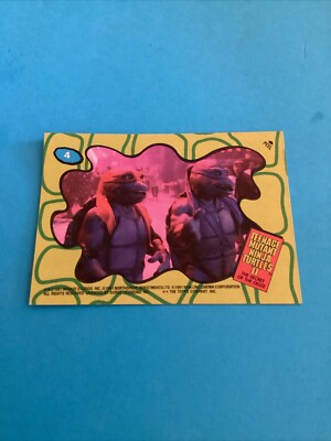 TEENAGE MUTANT NINJA TURTLES II THE SECRET OF THE OOZE TRADING CARD ...
