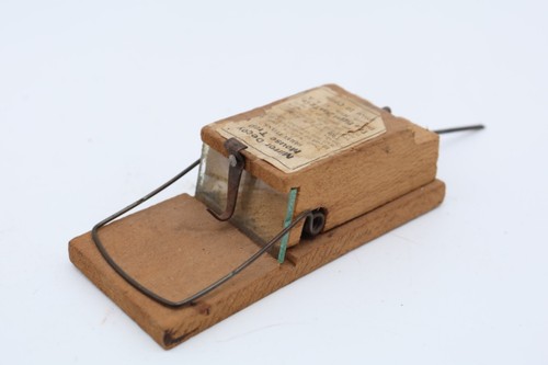1898 Mirror Decoy Antique mouse trap with original paper label. Rare ...
