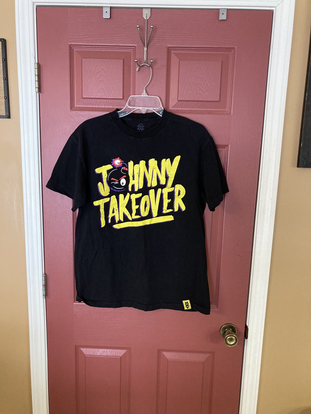 Mens NXT Authentic Wrestling Johnny Takeover 2-Sided … - Gem