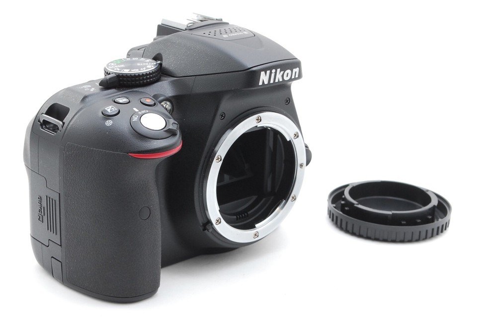 [TOP MINT]S/C1300 Nikon D5300 SLR + AF-P 18-55mm and AF-S 55-200m Lens ...