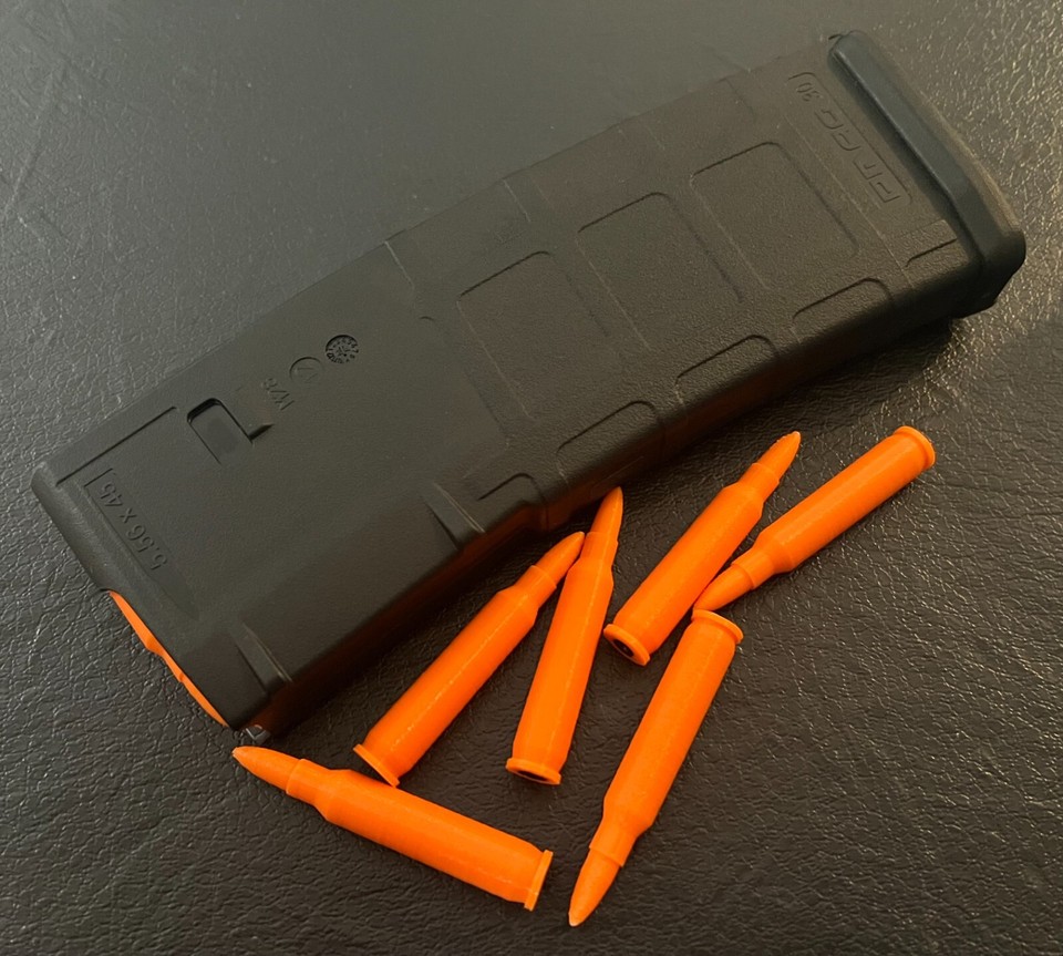 .223 Remington 5.56 NATO - Snap Caps Training Rounds w/ Rubber Primers ...