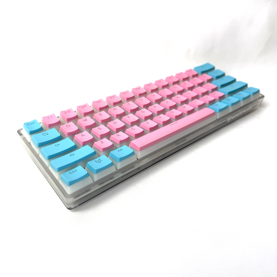 Clix x Matrix Official Gaming Keyboard 60% Cotton Candy | eBay