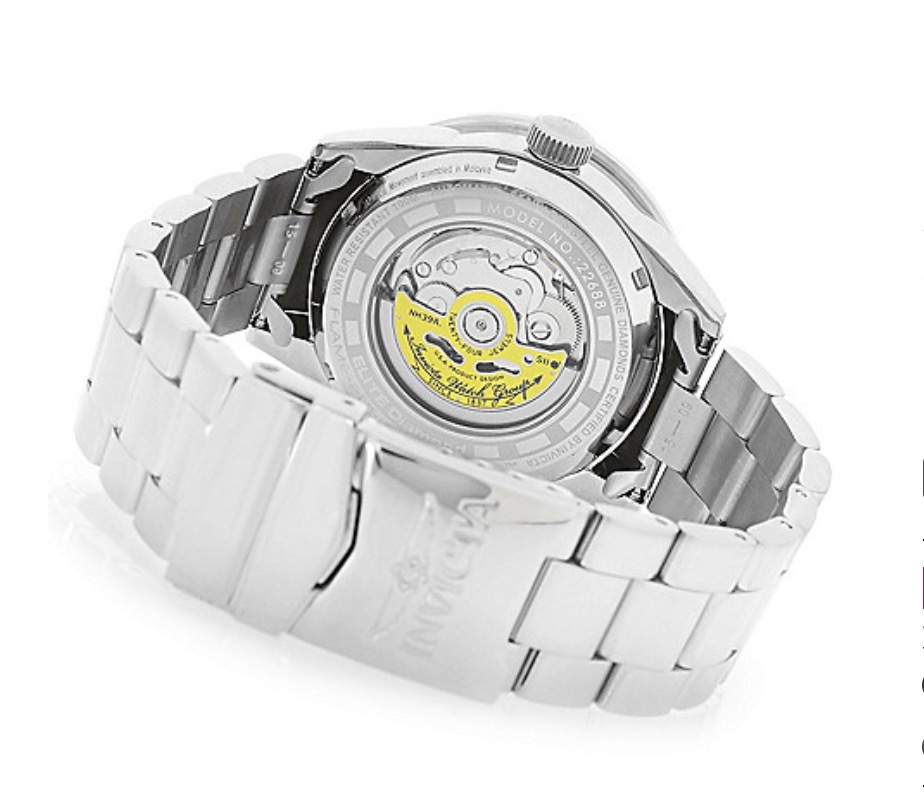 Invicta 44mm Pro Diver Elite Diamond Collection Auto/Mech .75ctw ...