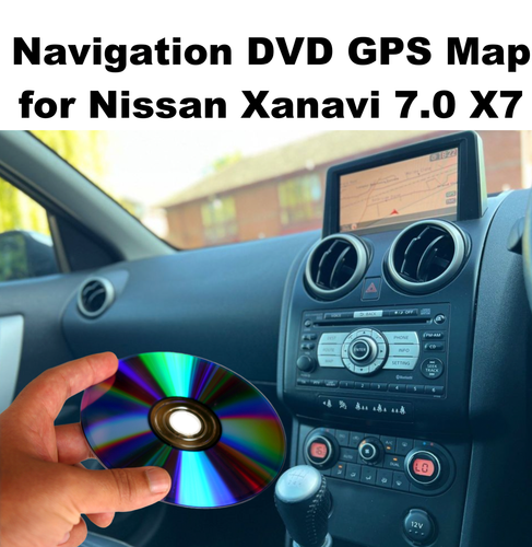 Navigation DVD GPS Map 2013 for Nissan Xanavi 7.0 X7 Qashqai Patrol ...