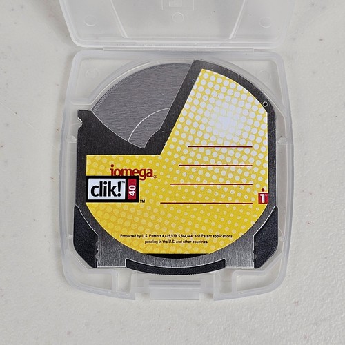 iomega Clik! 40MB Disc Disk Computer Accessory Rare Vintage | eBay