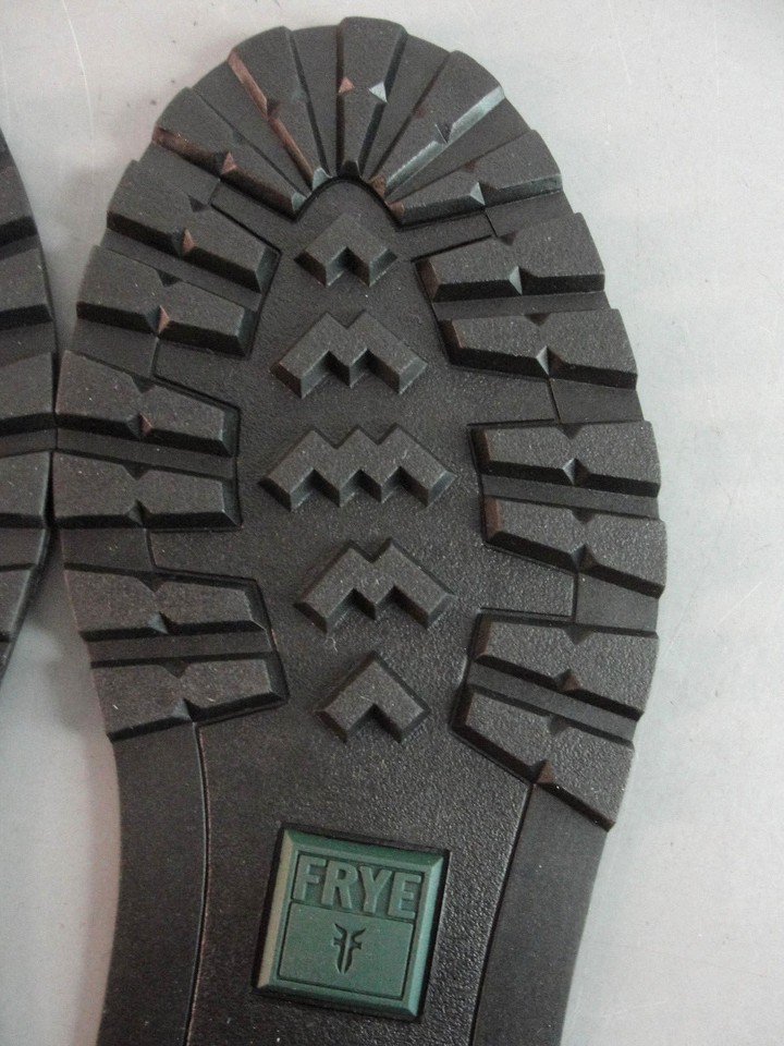 FRYE REPLACEMENT RUBBER BOOT SHOE REPAIR LOGGERS LUG SOLE SIZE 9 ...