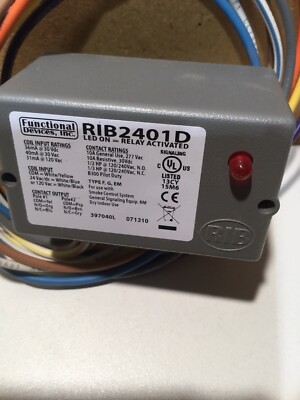 RIB RIB2401D-RD DPDR red enclosed relay 453-110-01 | eBay