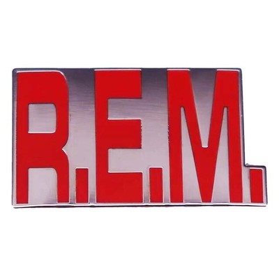 R.E.M. Logo Enamel Pin | eBay