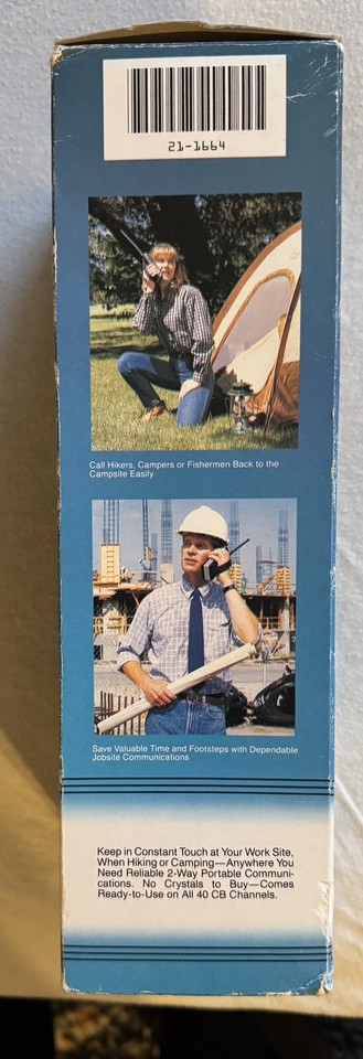 Realistic TRC 221 40-Channel Walkie Talkie CB Radio TRC-221 Radio Shack ...