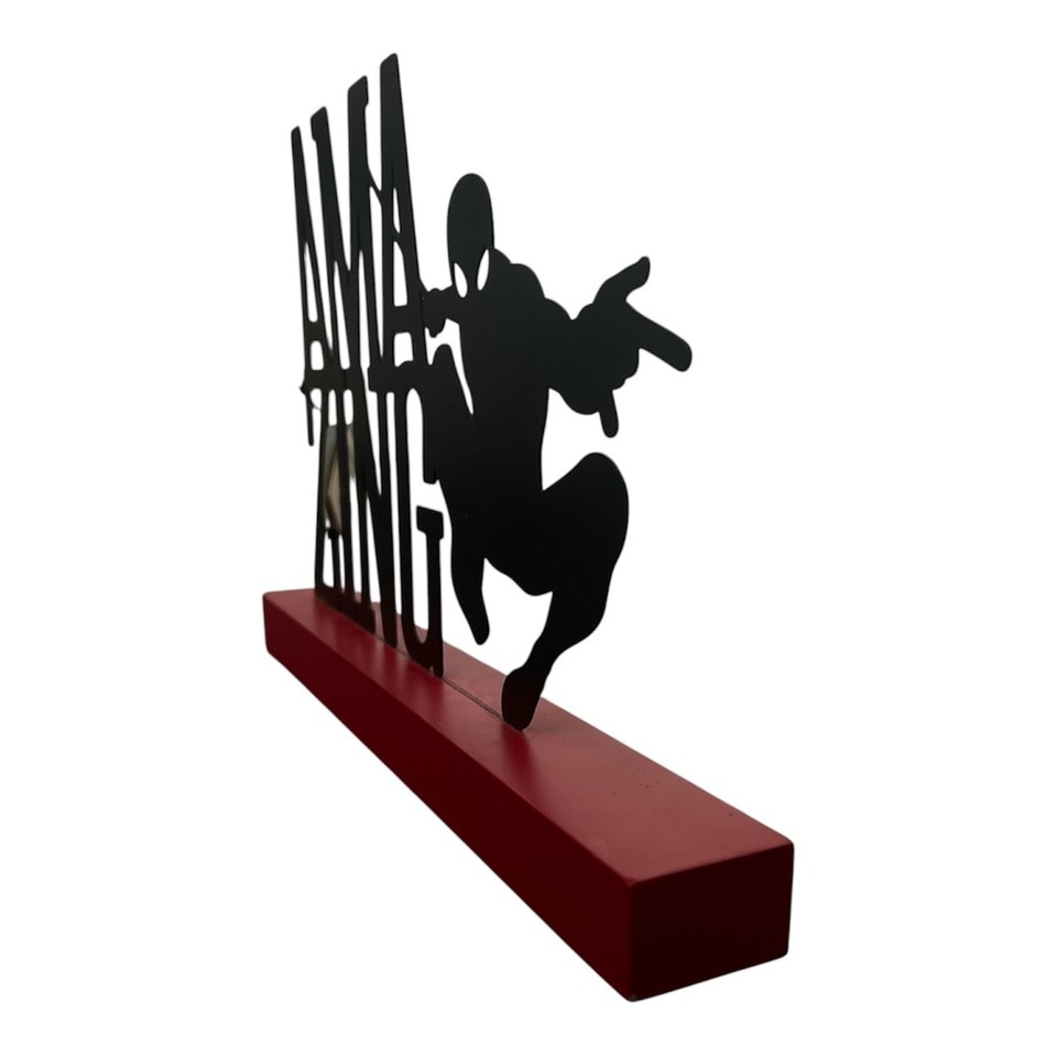 Marvel Spider-Man "Amazing" Decorative Sign Home Decor Wood Base ...
