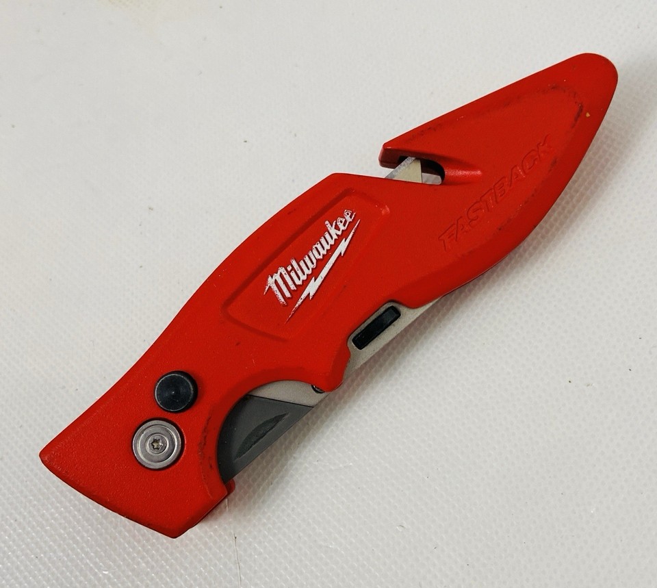 🌟Milwaukee 48-22-1901 Fastback Flip Blade Folding Utility Knife Box ...