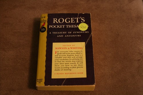 Roget's Pocket Thesaurus (Cardinal Edition C-13) | eBay