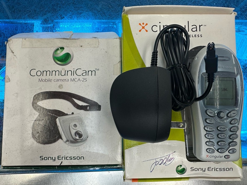Rare Vintage Sony Ericsson T62U Cingular Wireless GSM In Box ...