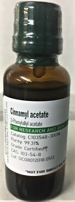 Cinnamyl acetate, Certified® 30g | eBay