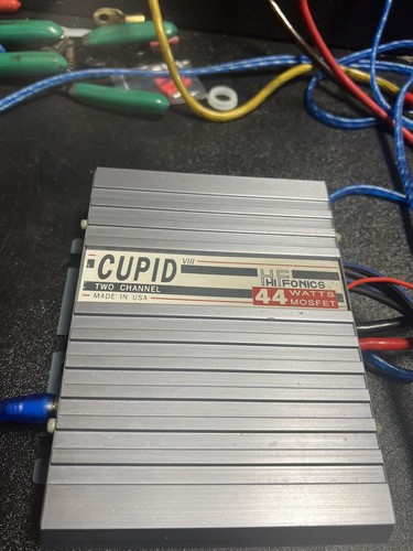 OLD SCHOOL Hifonics Cupid VIII Compact 2-Channel MOSFET Amplifier Zed ...