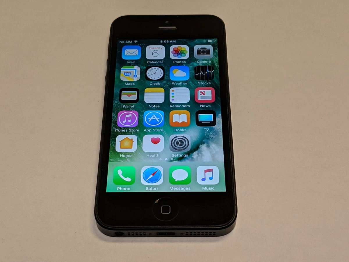 Verizon Iphone 5 Black