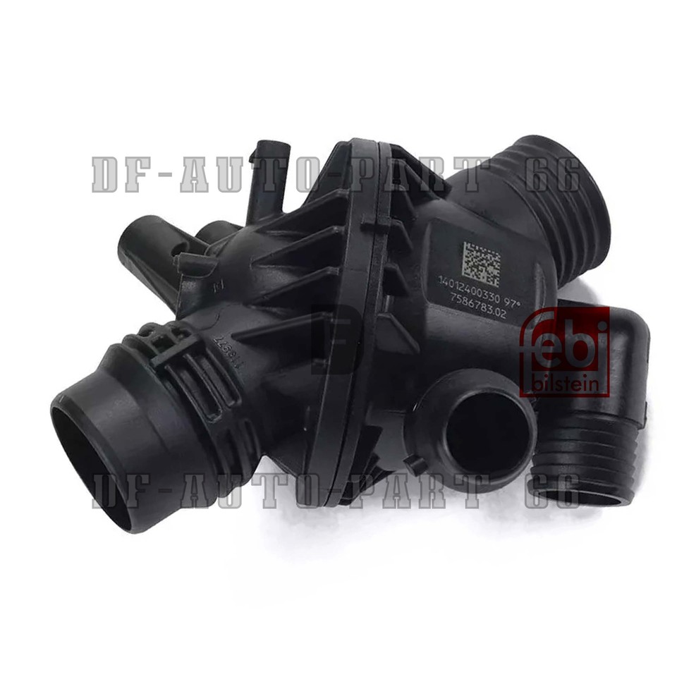 OEM FEBI Engine coolant thermostat housing 11537586783 For 10-12 BMW ...