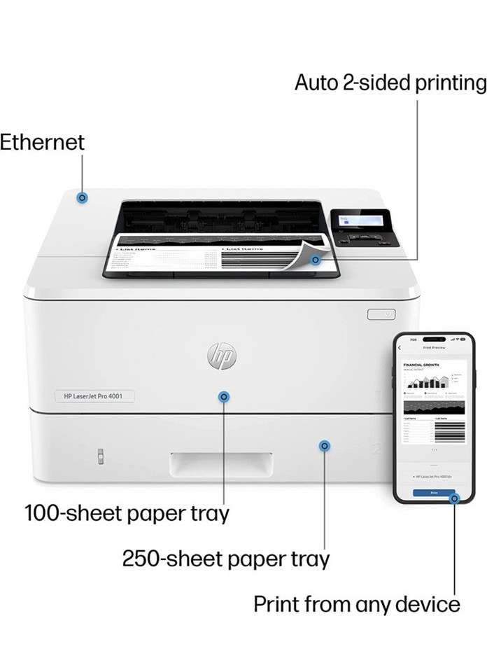 HP LaserJet Pro 4001dn Printer Brand New Sealed | eBay