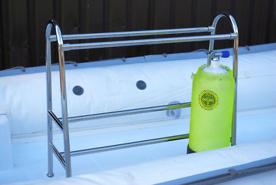 Dive Bottle Rack 8 Cylinder Bottle 316 Marine Stainless Steel Scuba Rib ...