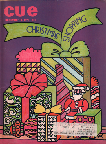 New York Cue Magazine December 4 1971 Donald Leake 060920AME | eBay