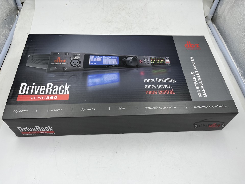 VENU360 DBX DriveRack Venue 360 3x6 Loudspeaker Management System ...