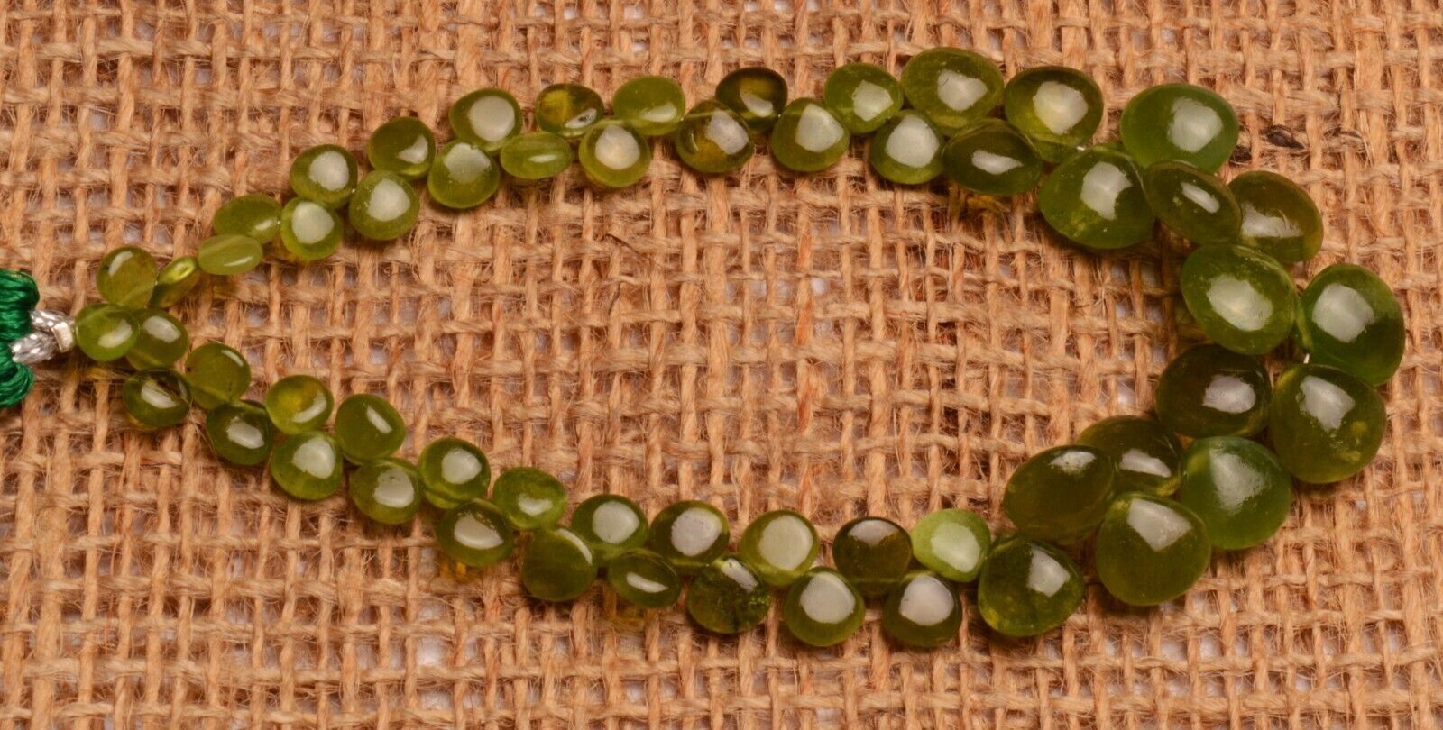Natural Gem Idocrase or Vesuvianite 5 to 10 mm Size Heart Shape Beads 9 ...