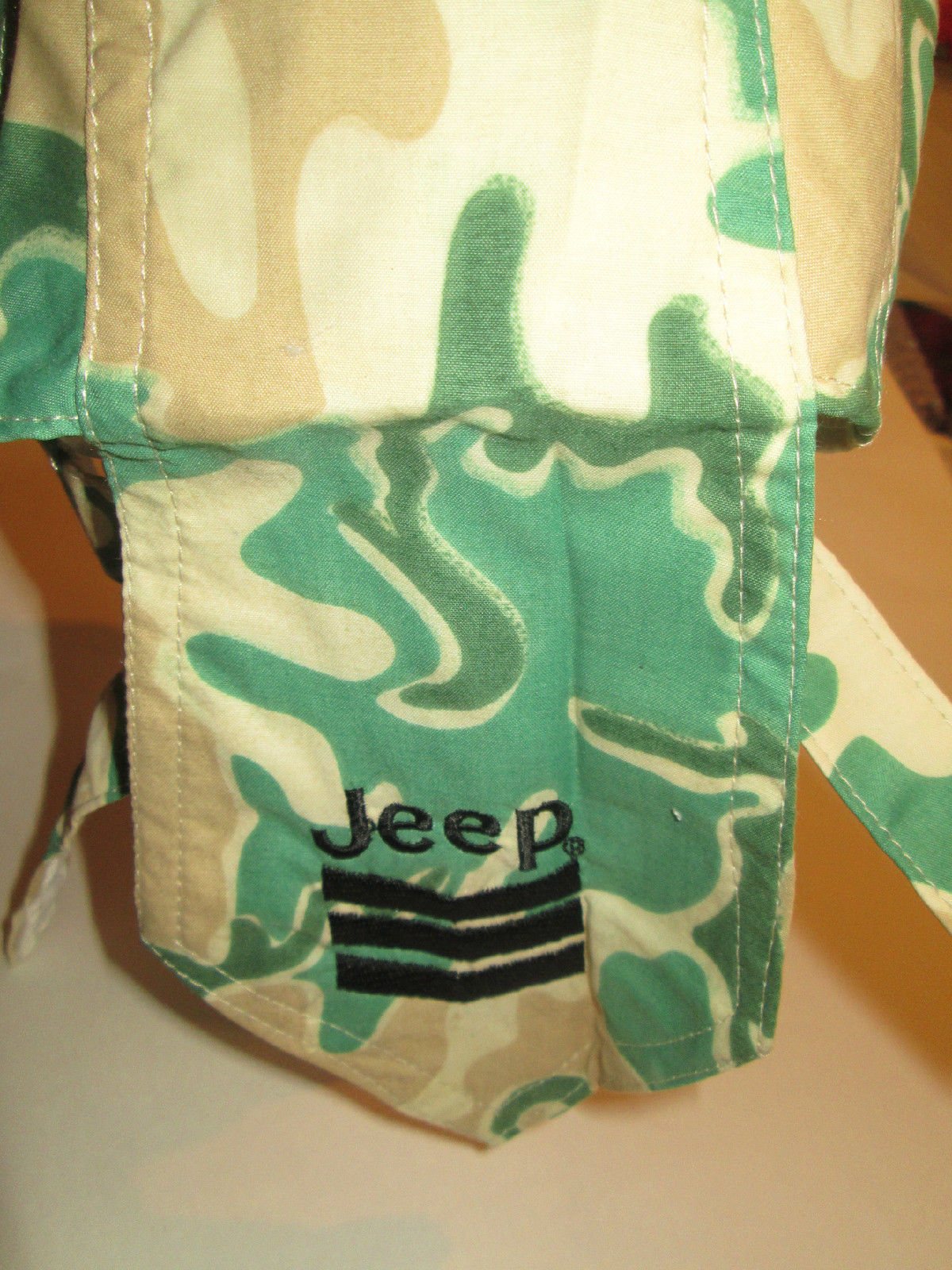 GENUINE LICENSED JEEP STAR CAMO LINED Tied DOO DO RAG Fitted Bandana ...