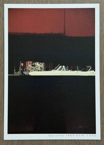 🎈RARE! SIGNED! Saul Leiter - Through Boards, New York 1957, Postcard ...