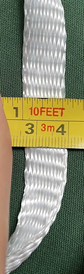 5/8” x 300ft, 1800LB Tensile Mule Tape, Polyester Pull Tape, Flat Rope ...