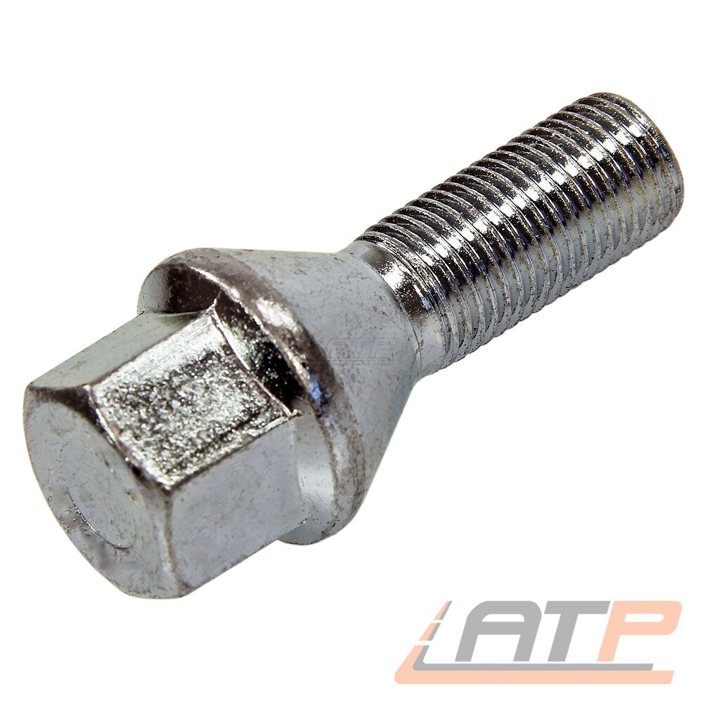 5x RADSCHRAUBEN M12 x 1,25 x 26 MM VERZINKT SW17 RADBOLZEN RADSCHRAUBE ...