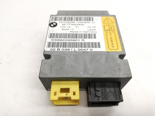 BMW 7 E65, E66, E67 SRS Control Unit 6922939 3.6 Petrol 200kw 2002 ...