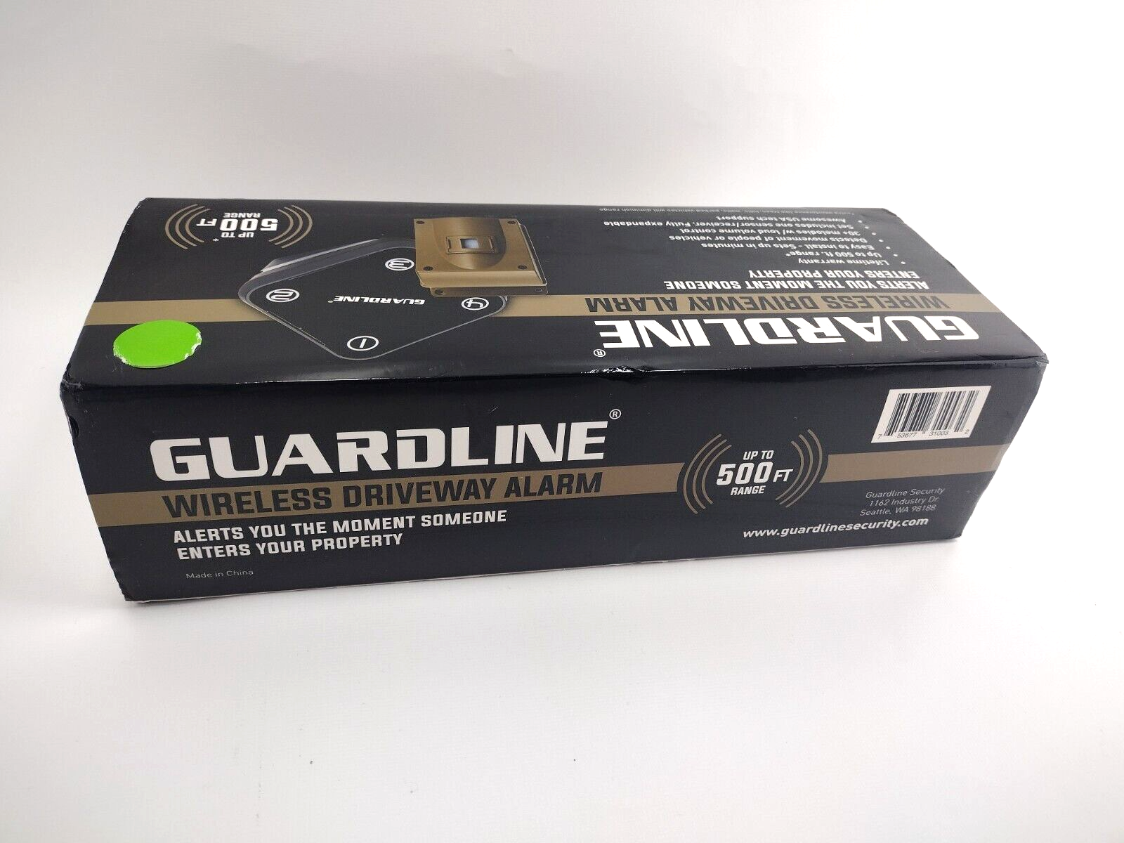 Guardline Wireless Driveway Alarm Weather Resistant Motion Sensor 500Ft NN - NEW 753677310032 | eBay